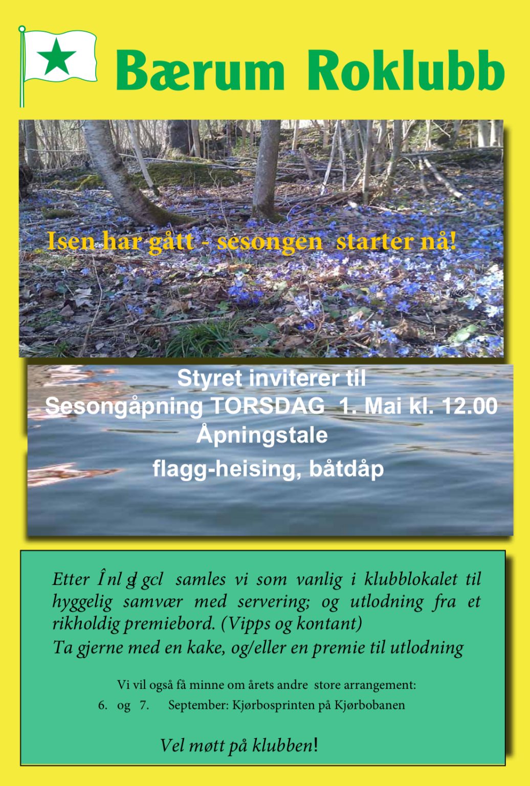 Sesongåpning 2025 – Bærum Roklubb